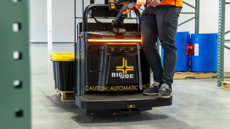 Big Joe Forklifts User-Directed Automated Pallet Jack AMR | Member of A3